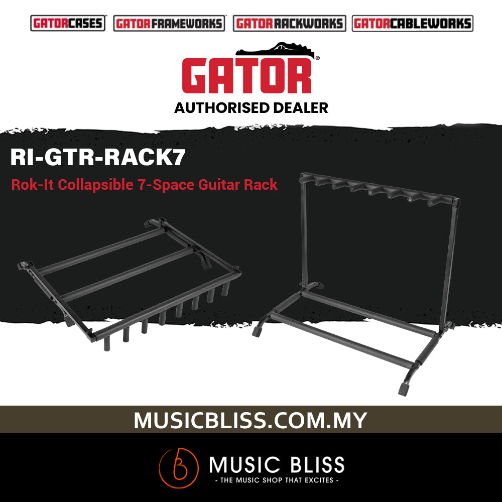 Gator Frameworks RI-GTR-RACK7 Guitar Rack for 7 Guitars (RIGTRRACK7 ...