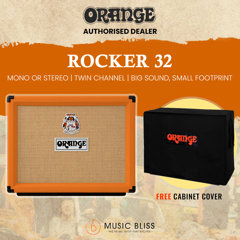 Orange Rocker 32 - 30-watt 2x10" Stereo Tube Combo w/ Free Cover ...