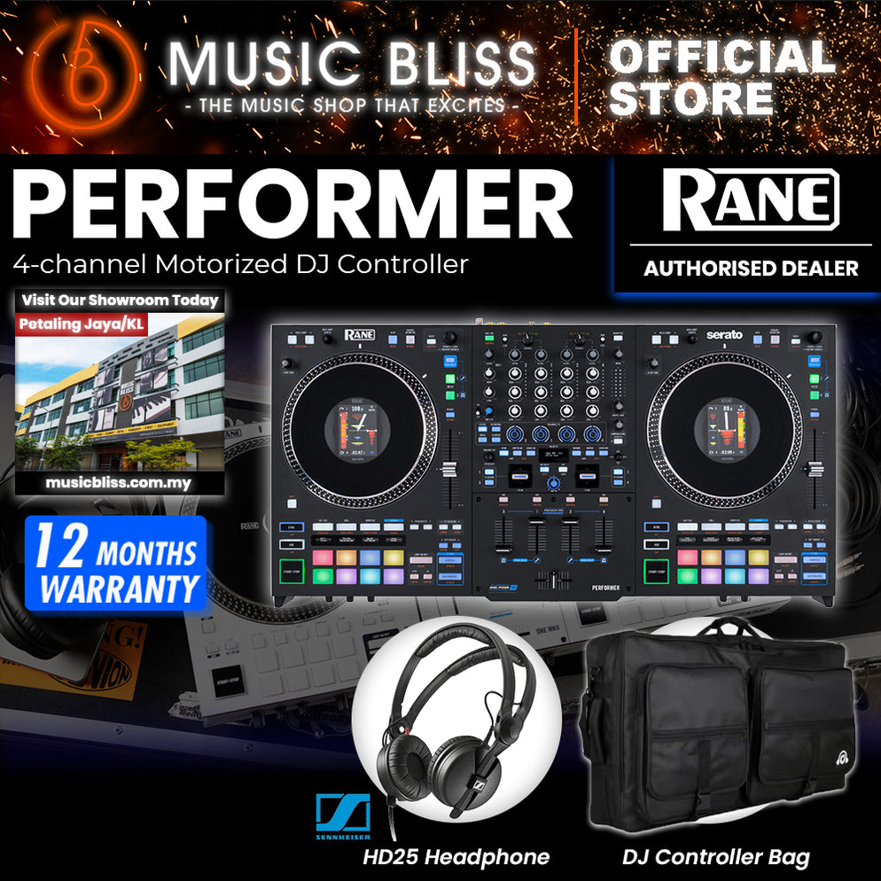 Rane Performer 4 Channel Stems DJ Controller - 7" Jog Wheels with 3.5 ...