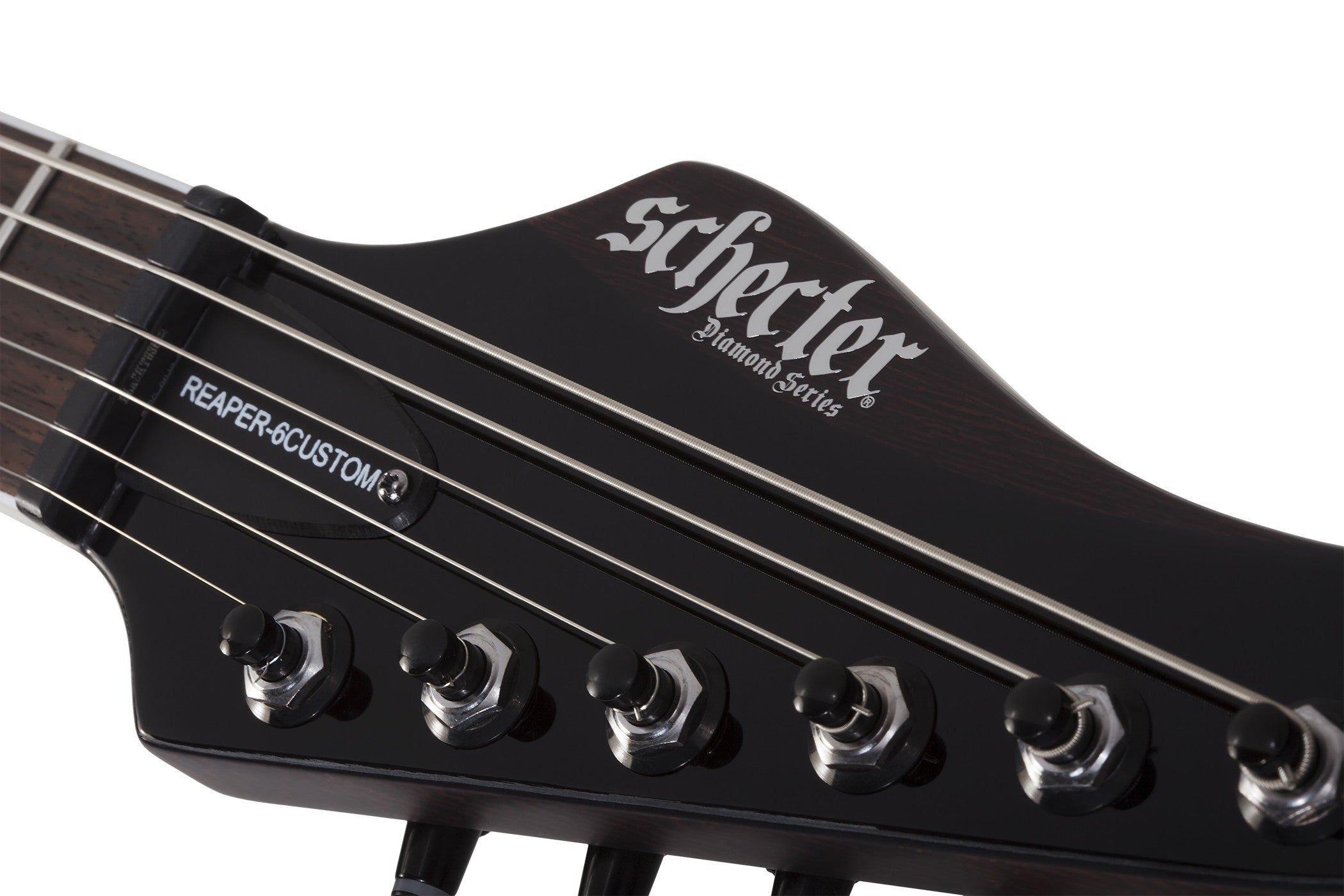 Schecter Reaper-6 Custom Electric Guitar - Gloss Black (Reaper 6 ...