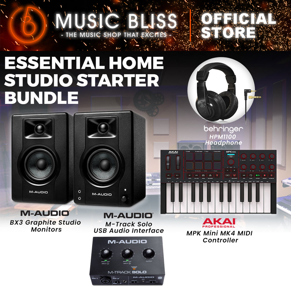 Essential Home Studio Starter Bundle | Music Bliss Malaysia