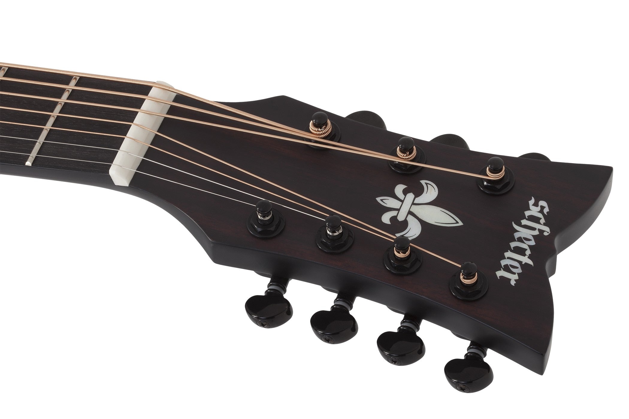 Schecter Regulo-7 Acoustic Electric Guitar - Satin Black | Music Bliss ...