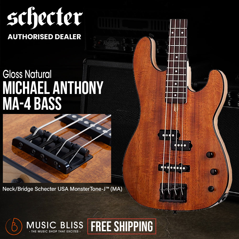 Schecter Michael Anthony MA-4 Electric Guitar - Gloss Natural | Music ...