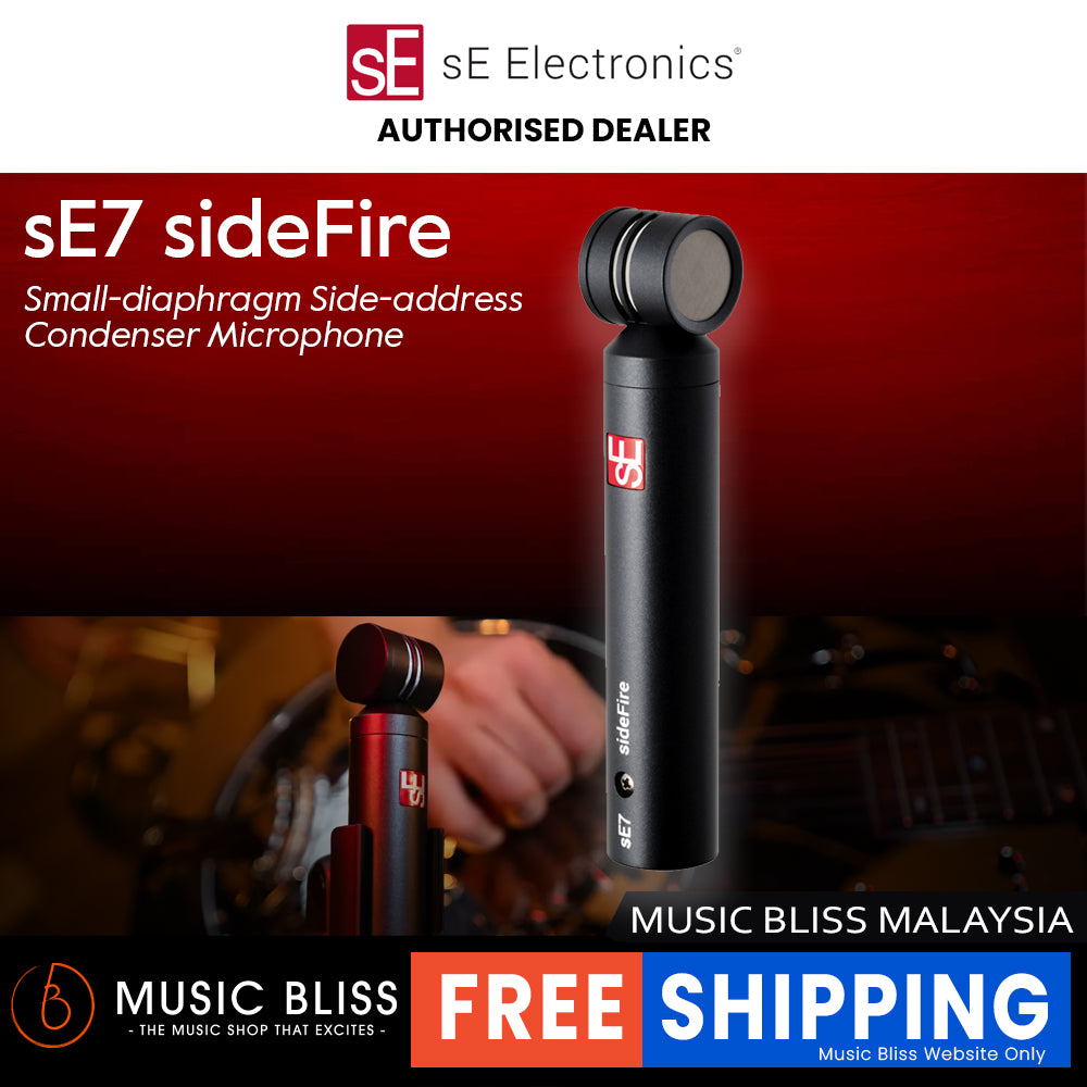 sE Electronics sE7 sideFire Small-diaphragm Side-address Condenser Microphone | Music Bliss Malaysia