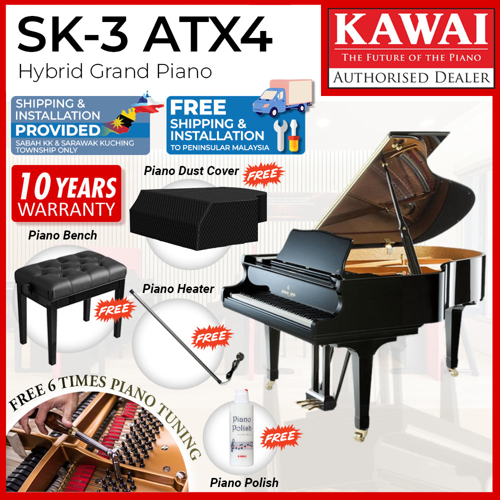Kawai SK-3 ATX4 [Made In Japan] Shigeru Kawai Hybrid Concert Grand ...