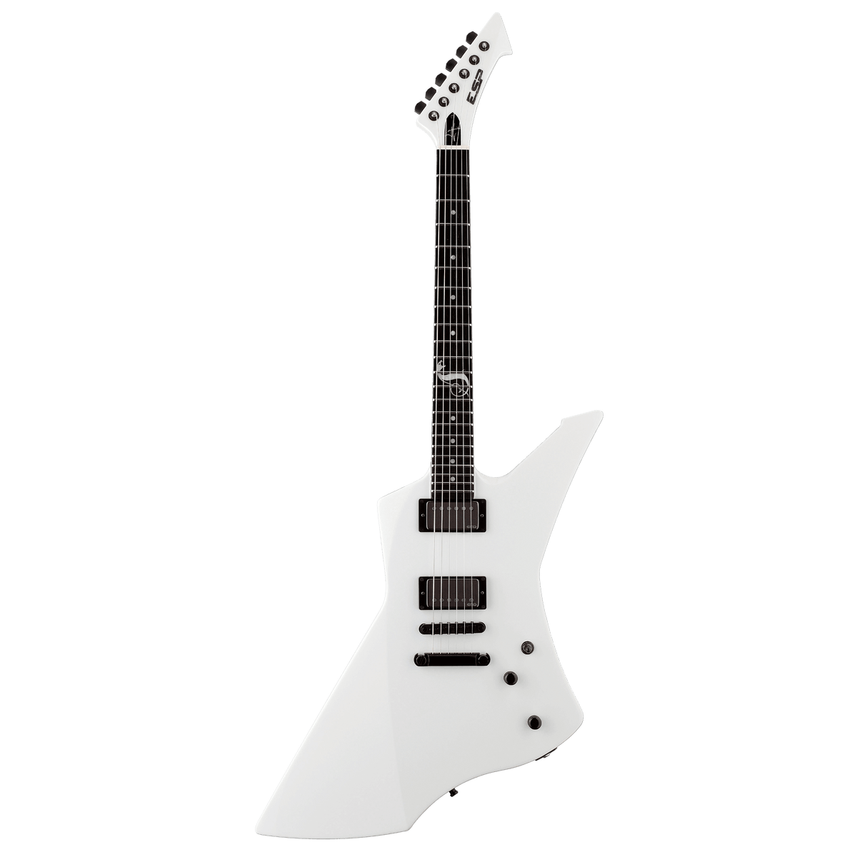 ESP Original JAMES HETFIELD Signature SNAKEBYTE - Snow White - LH [MIJ ...