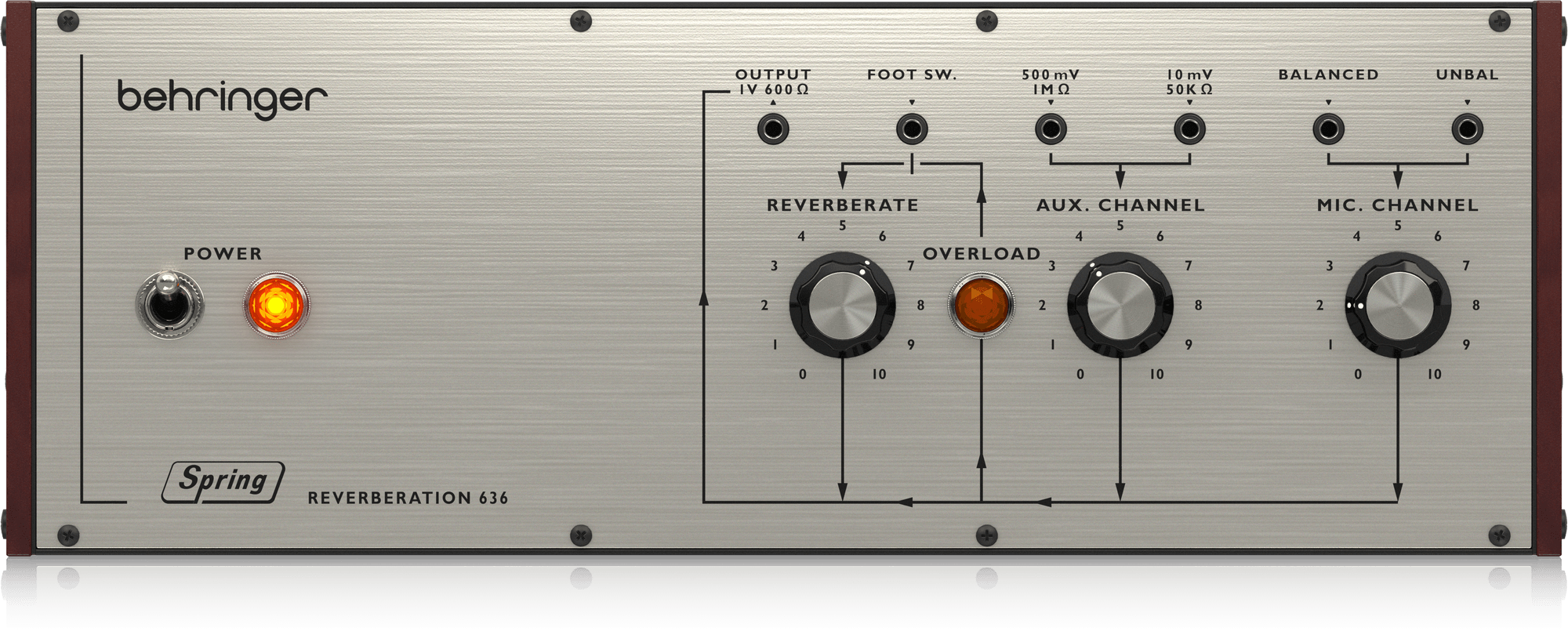 Behringer Spring Reverberation 636 Spring Reverb | Music Bliss Malaysia