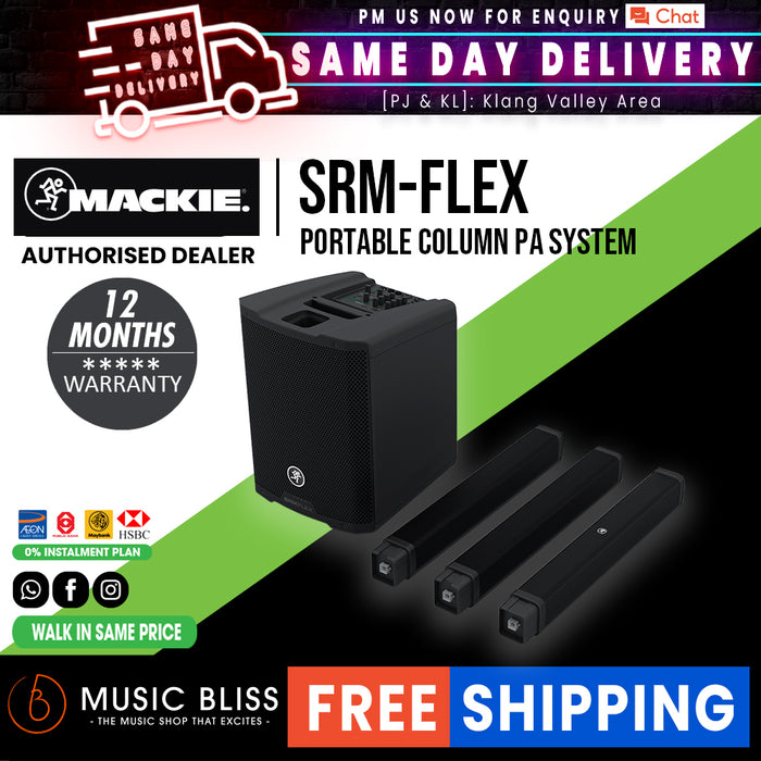 Mackie SRM-Flex Portable Column PA System | Music Bliss Malaysia