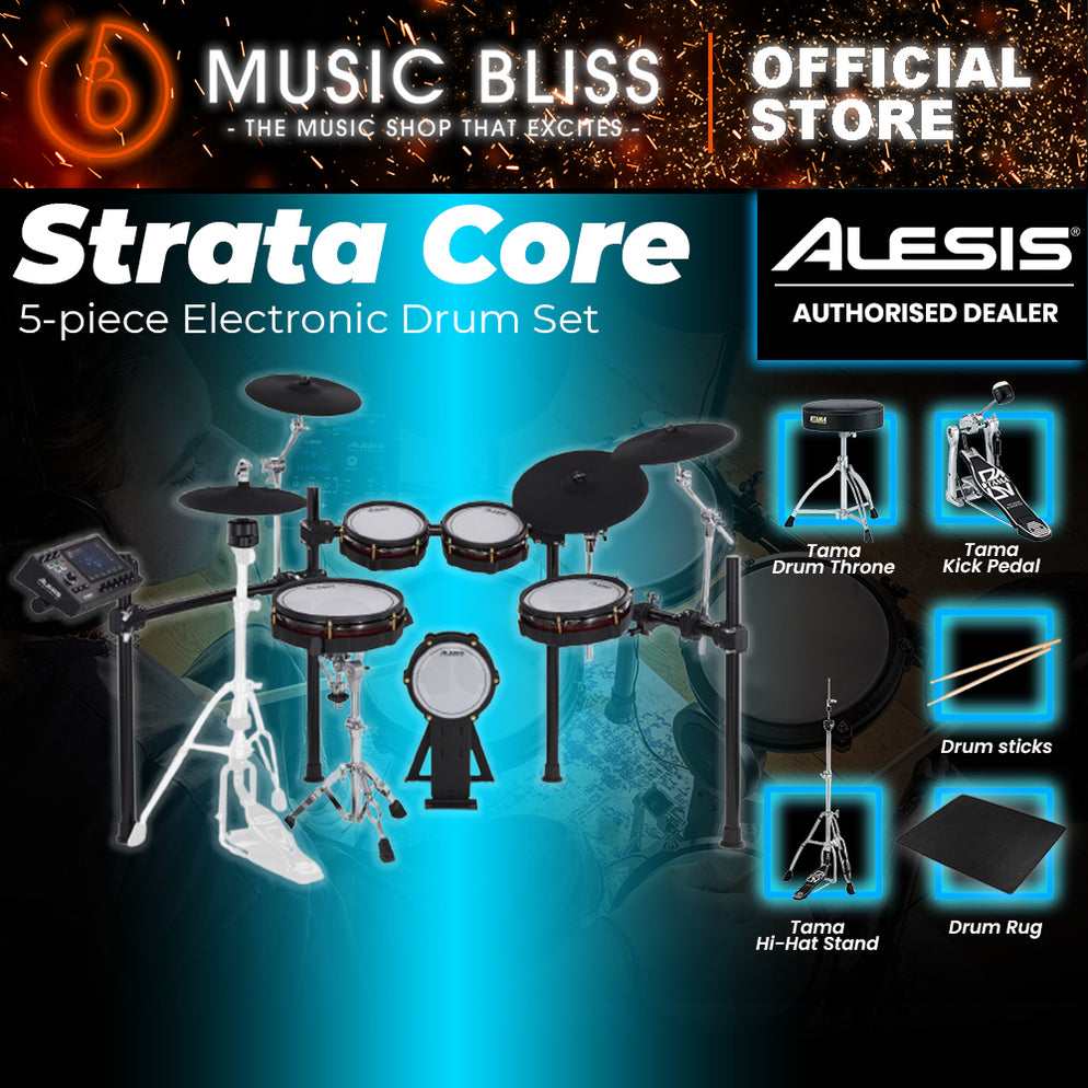 Alesis Strata Core 5-piece Electronic Drum Set — Music Bliss Malaysia