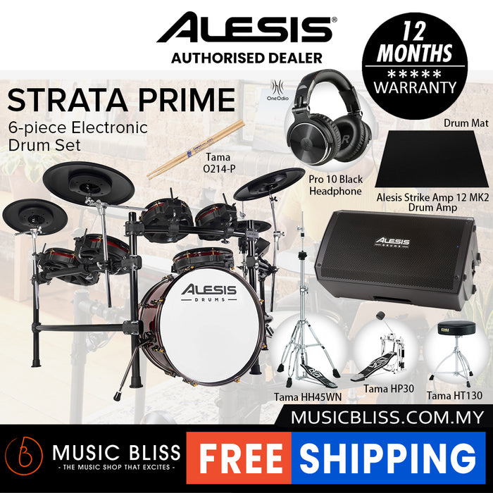 Alesis Strata Prime Electronic Drum Kit | Music Bliss Malaysia