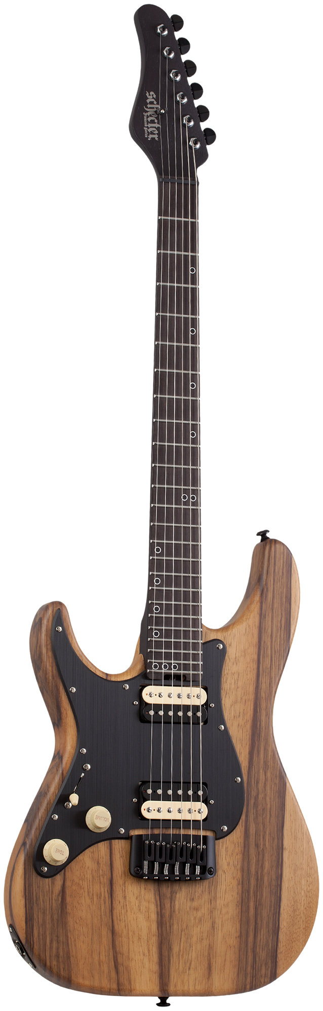 Schecter Svss Exotic HT Black Limba Left-Handed Electric Guitar - Black ...