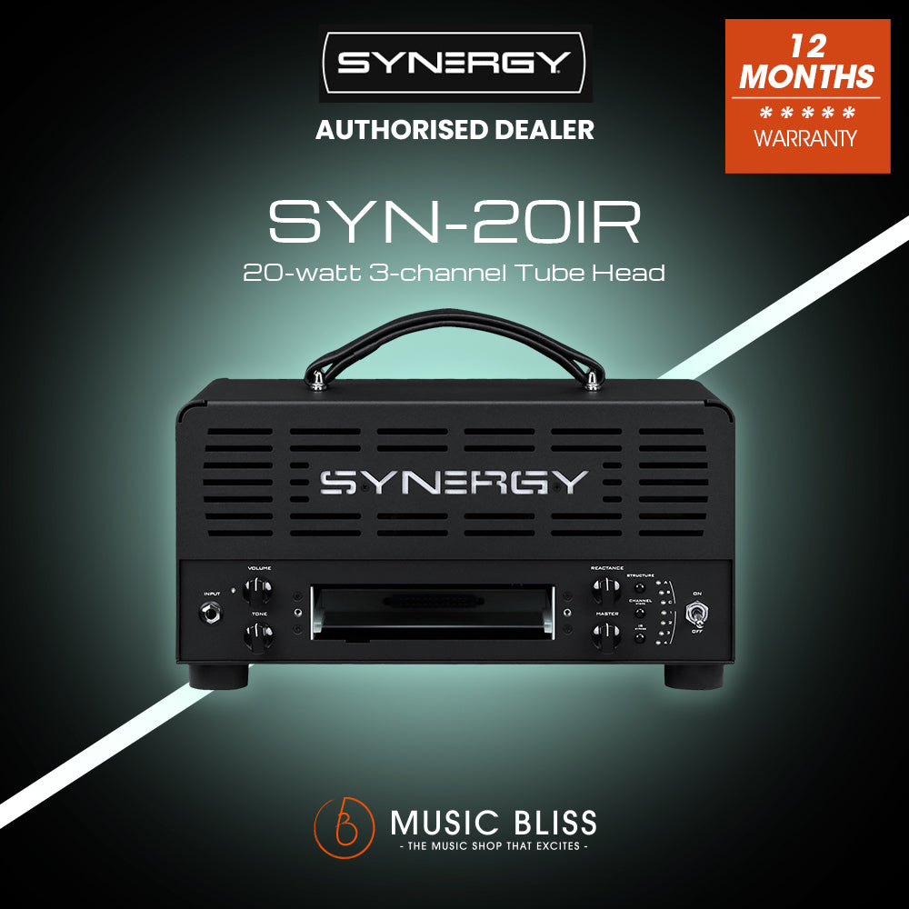 Synergy SYN-20IR 20-watt 3-channel Tube Head | Music Bliss Malaysia