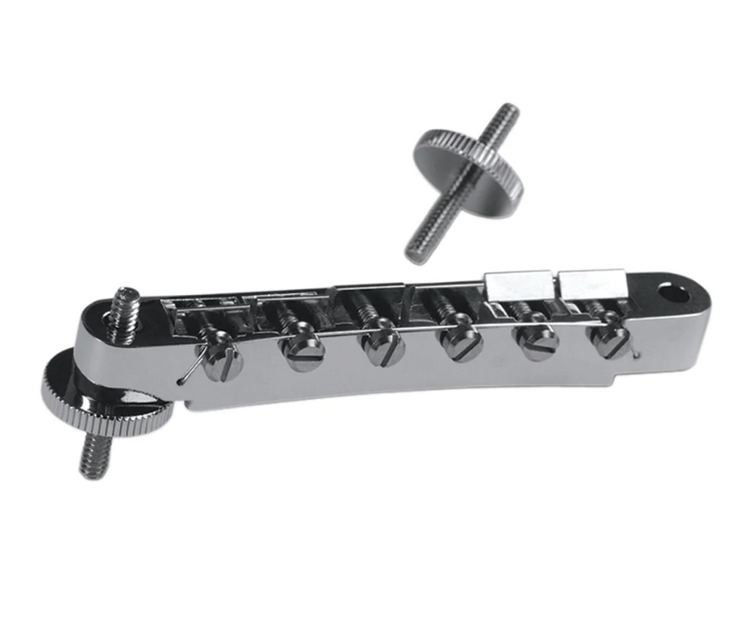 GIBSON ACCESSORIES ABR-1 TUNE-O-MATIC BRIDGE - CHROME (PBBR-010 ...