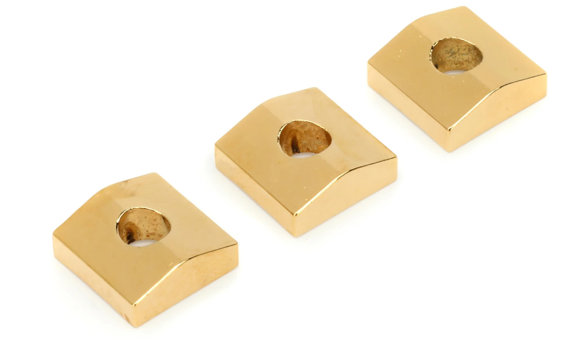 Floyd Rose FRNCBGP Original Series Nut Clamping Blocks - Gold (Set of 3 ...