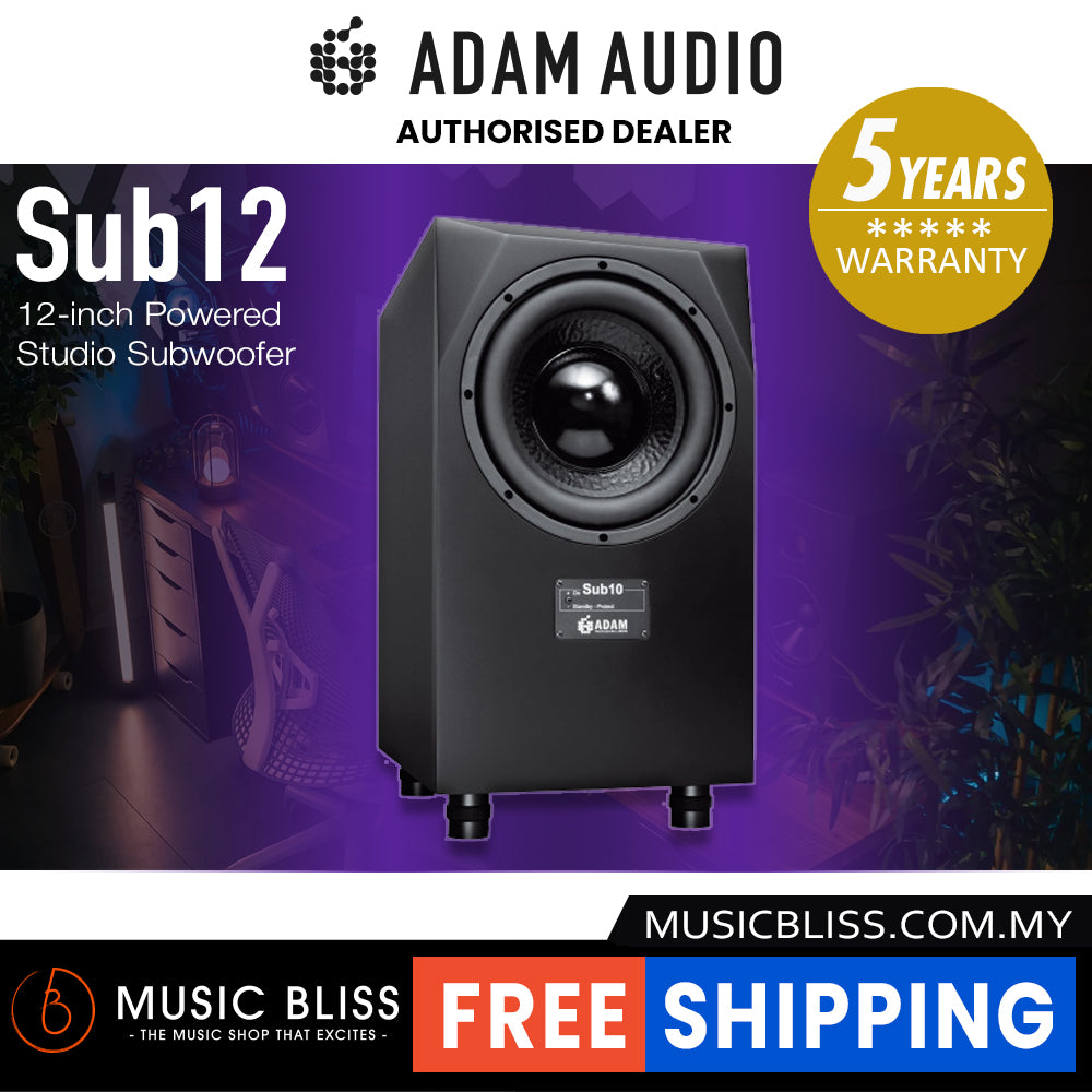 ADAM Audio Sub12 12 inch Powered Studio Subwoofer (Sub-12) | Music ...