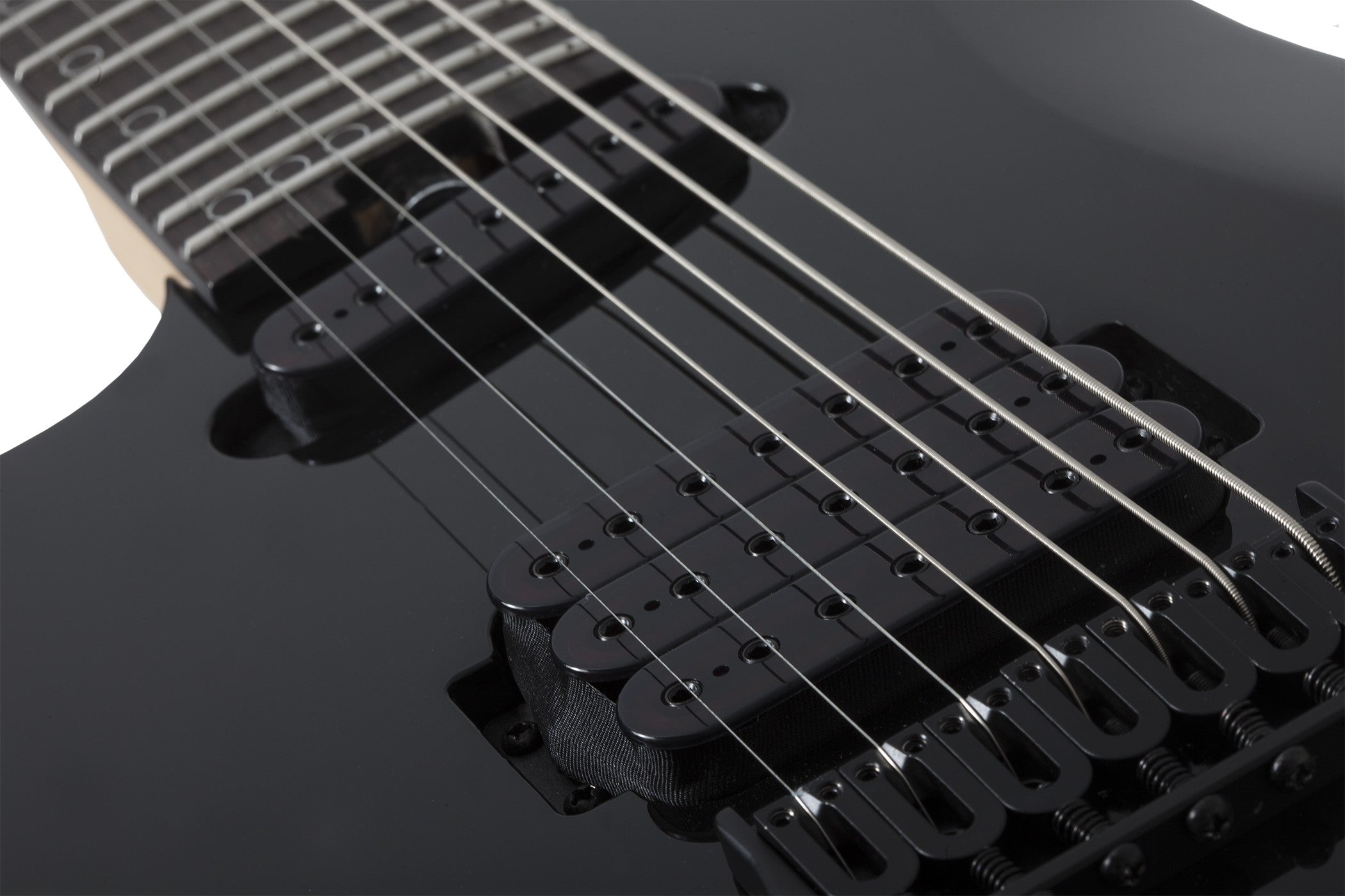 Schecter Sunset-7 Triad Left-Handed Electric Guitar - Gloss Black ...