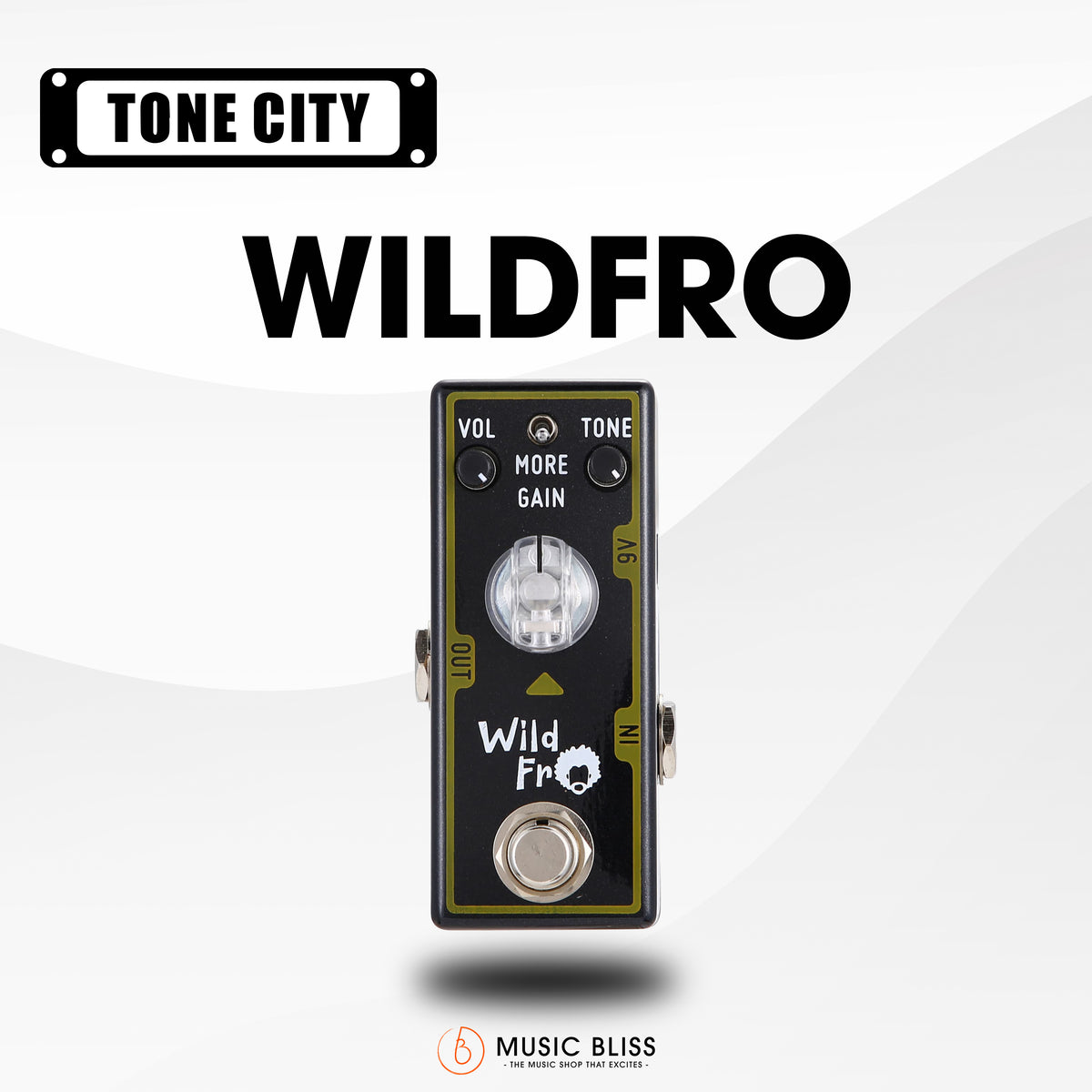 Tone City Wild Fro Distortion Guitar Pedal | Music Bliss Malaysia