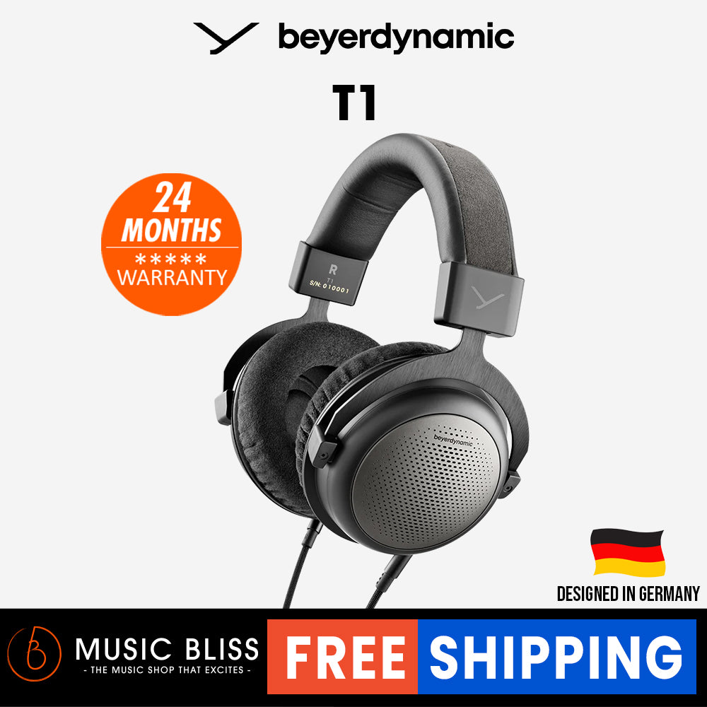 Beyerdynamic T1 (3rd generation) - High End Tesla Open-Back Headphones ...