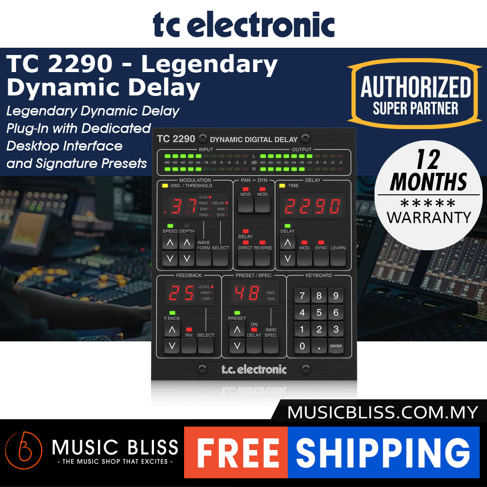 TC Electronic TC2290-DT Desktop-controlled Plug-in (TC2290) | Music ...