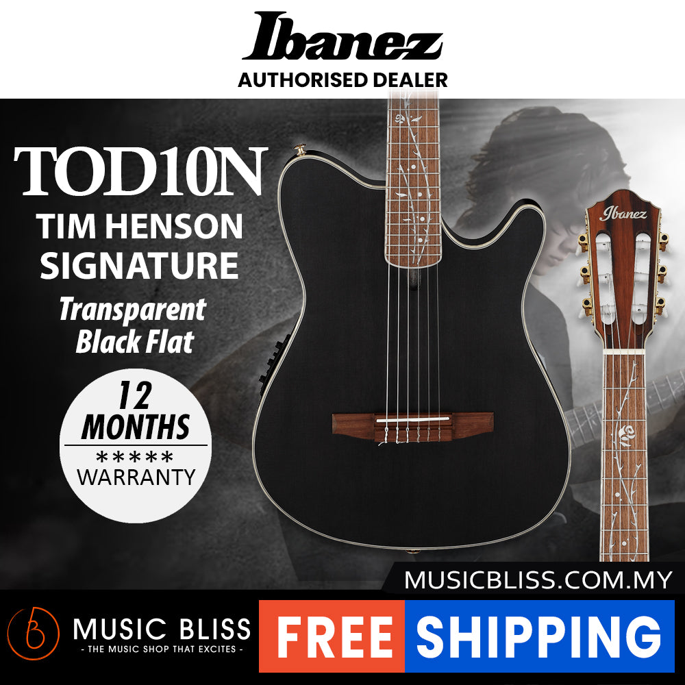 Ibanez TOD10N Tim Henson Signature Nylon Acoustic-electric Guitar ...