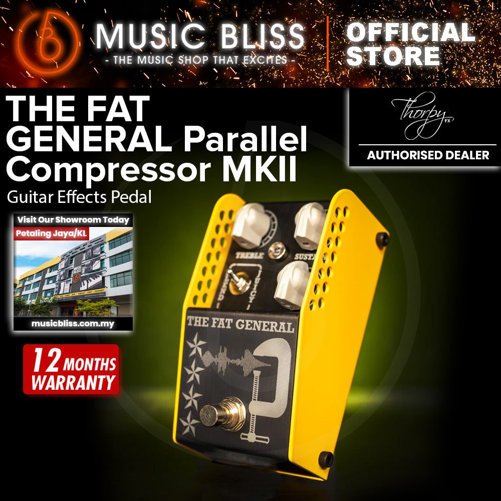 Thorpy FX The Fat General Parallel Compressor MKII Guitar Effects Pedal ...