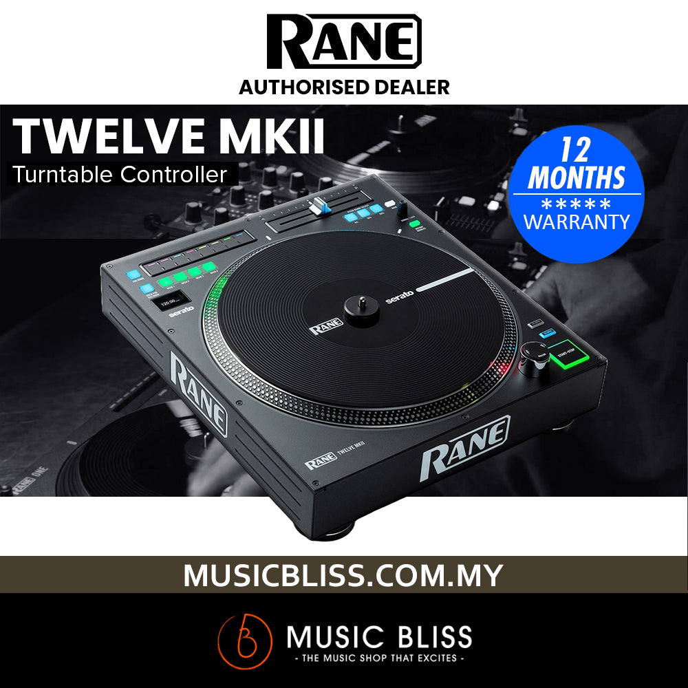 Rane Twelve MKII Turntable Controller works with Serato DJ Pro, TRAKTOR ...