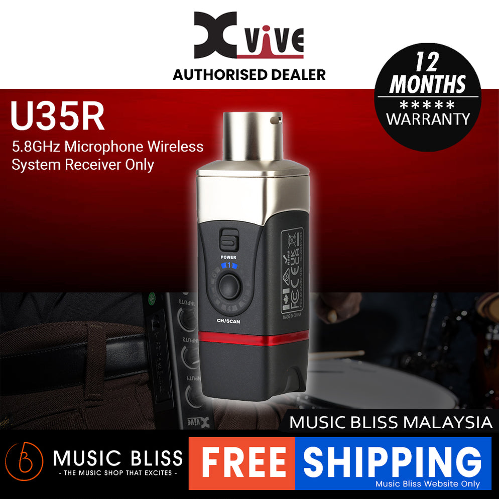 Xvive U35T 5.8GHz Microphone Wireless System - Transmitter Only | Music ...