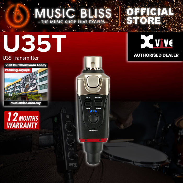 Xvive U35T 5.8GHz Microphone Wireless System - Transmitter Only | Music ...