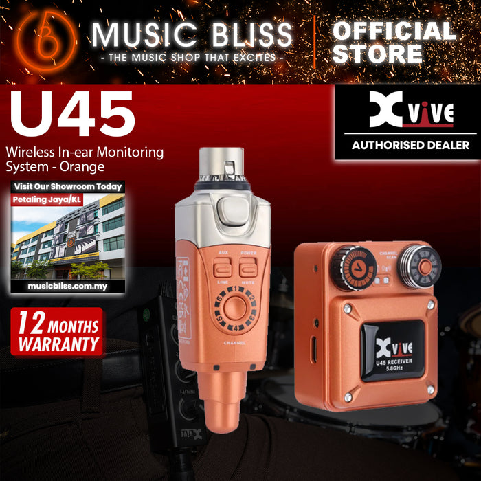 Xvive U45 5.8GHz Wireless In-Ear Monitoring System With Ultra-Low ...