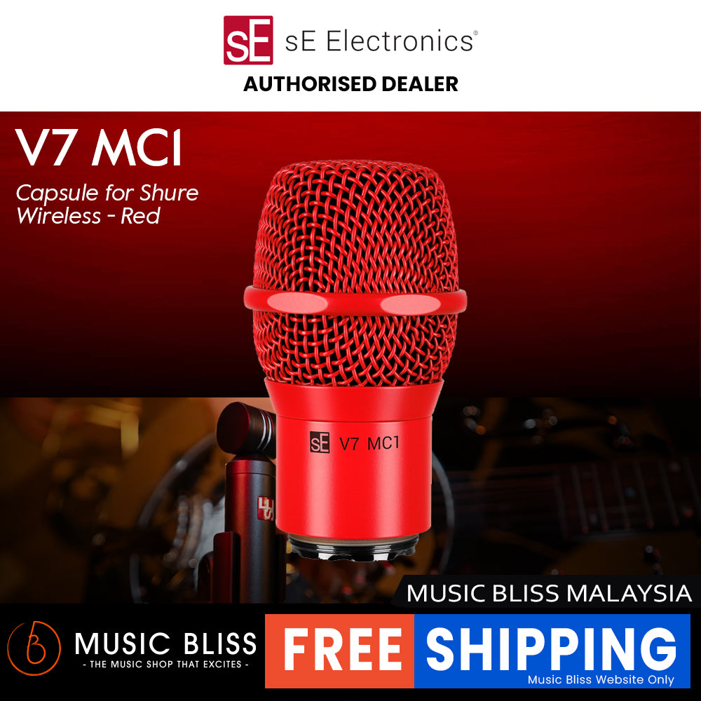 sE Electronics V7 MC1 Capsule for Shure Wireless - Red | Music Bliss ...