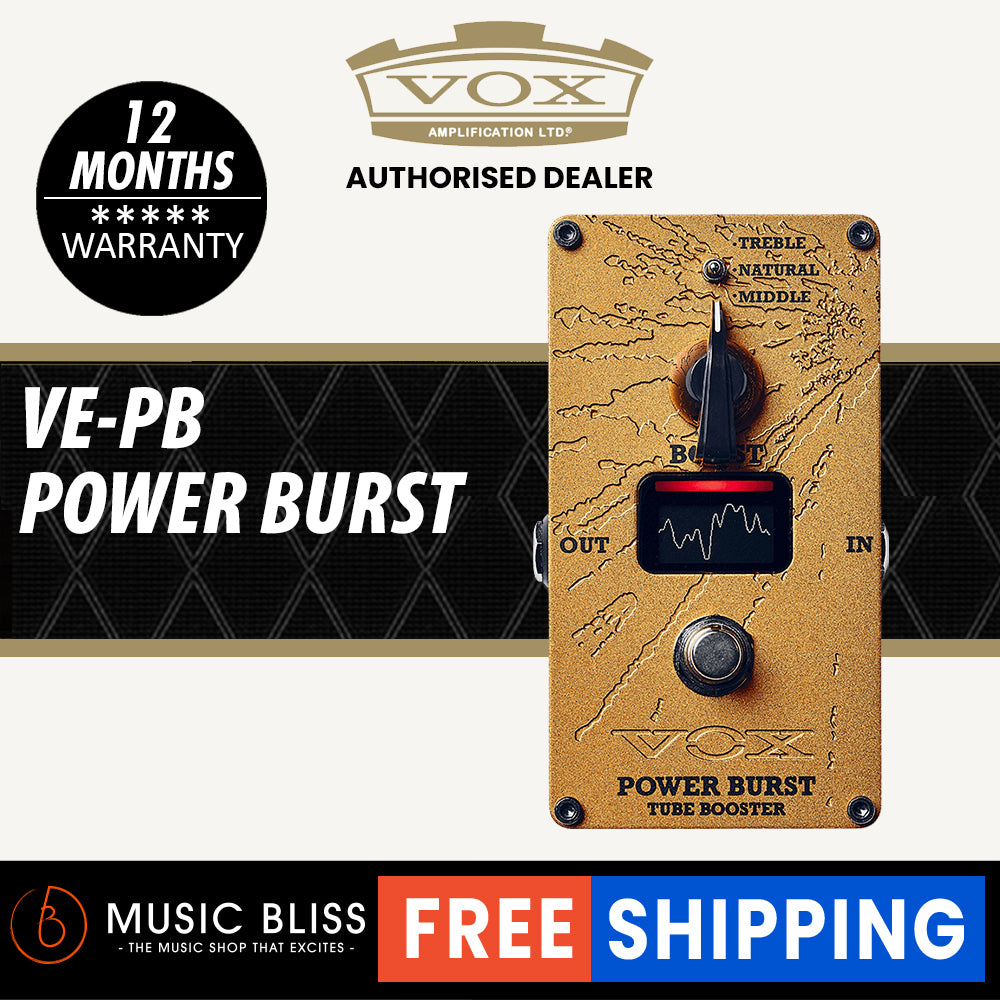 Vox VE-PB Valvenergy Power Burst Boost Pedal | Music Bliss Malaysia