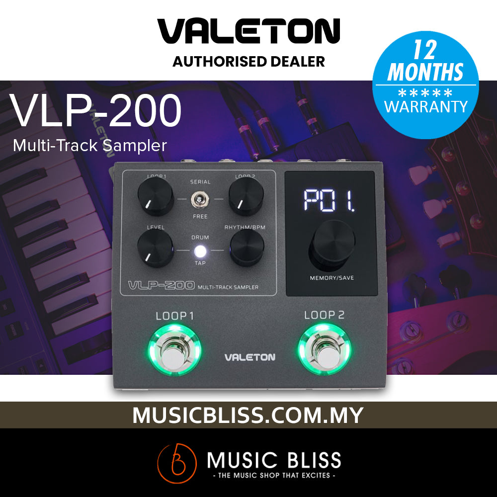 Valeton VLP-200 Multi-Track Sampler | Music Bliss Malaysia