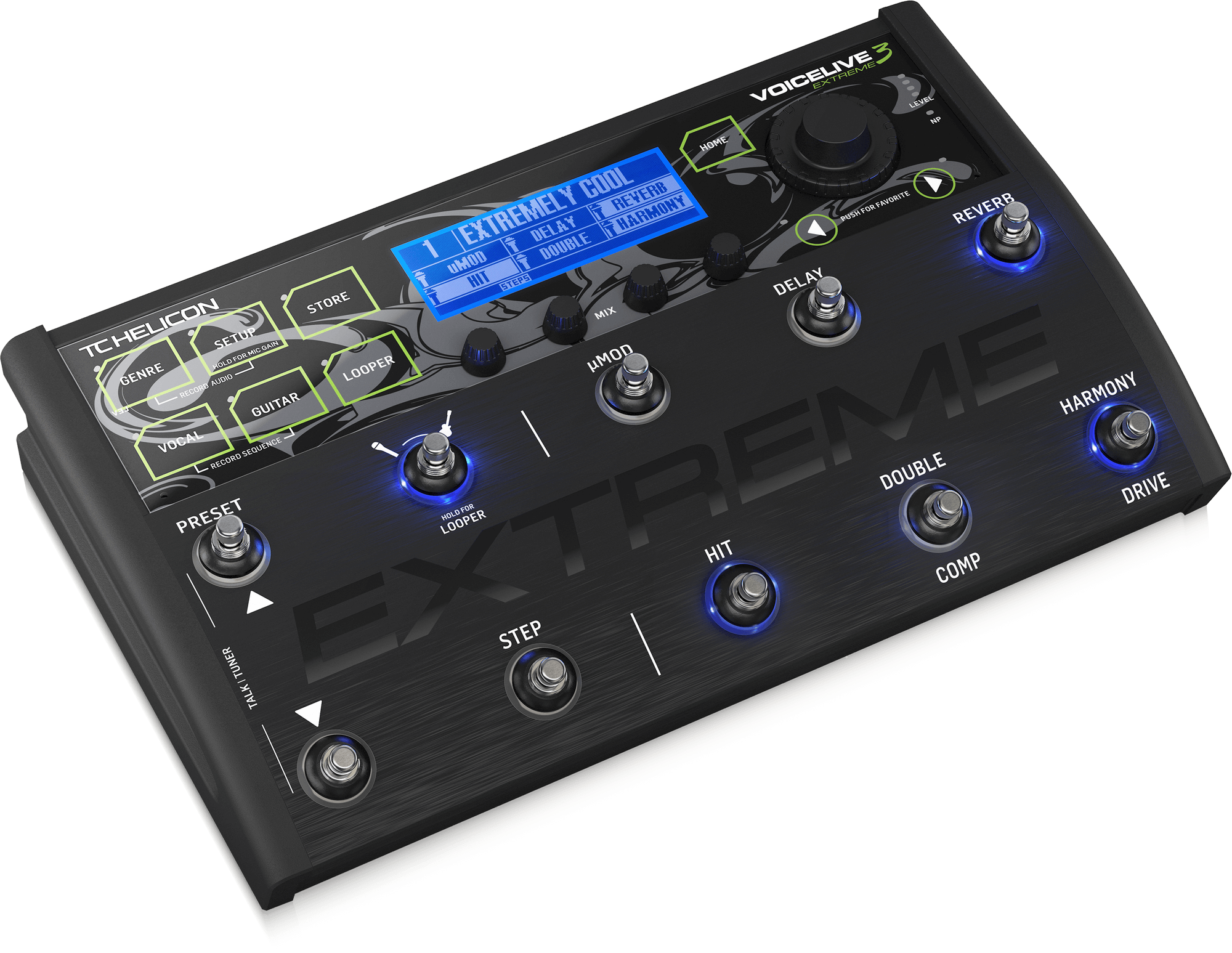 TC-Helicon VoiceLive 3 Extreme Vocal Effects Pedal | Music Bliss Malaysia