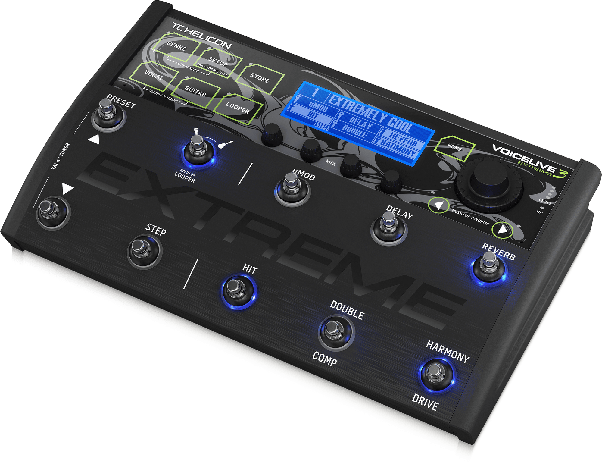 TC-Helicon VoiceLive 3 Extreme Vocal Effects Pedal | Music Bliss Malaysia