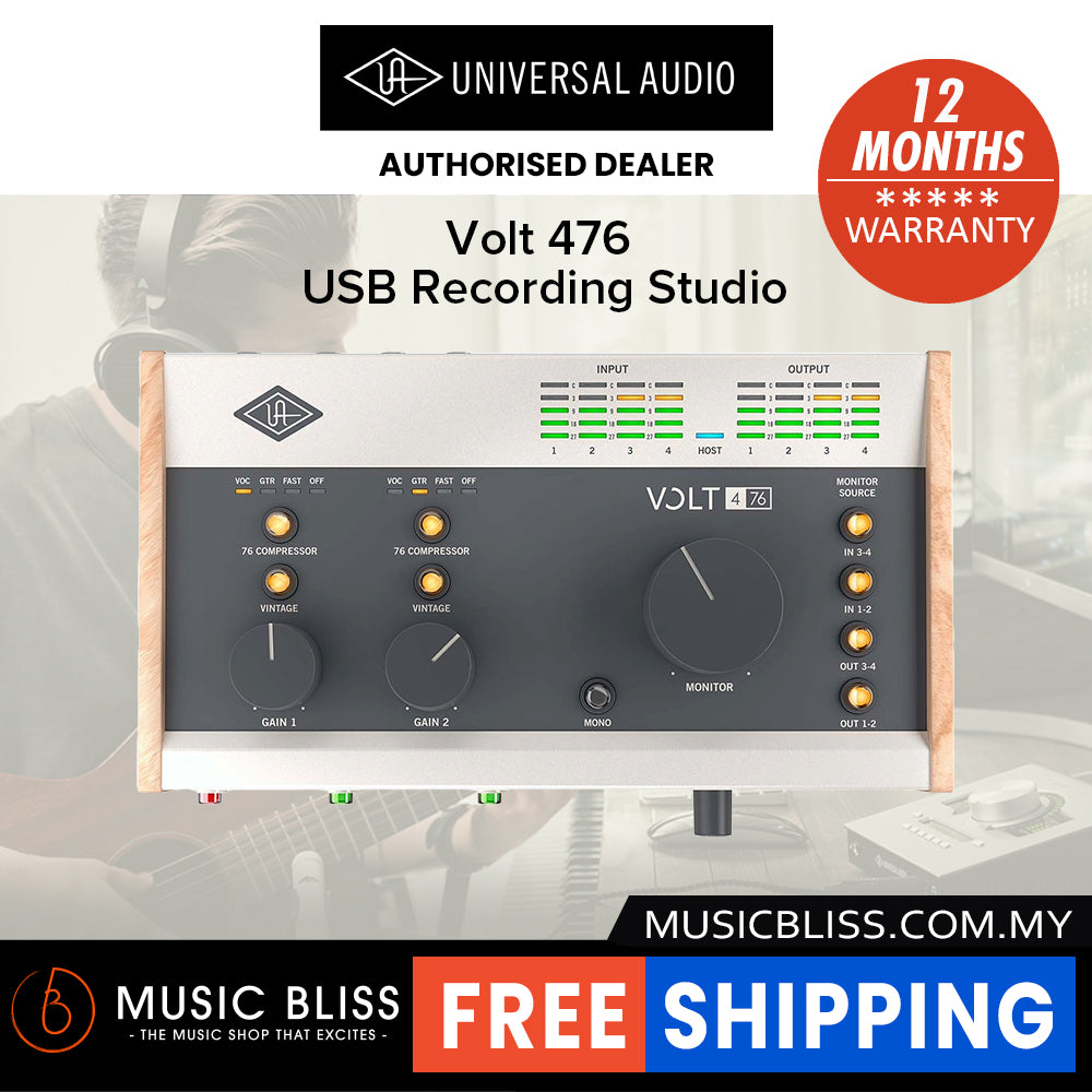 Universal Audio Volt 476 USB-C Audio Interface | Music Bliss Malaysia