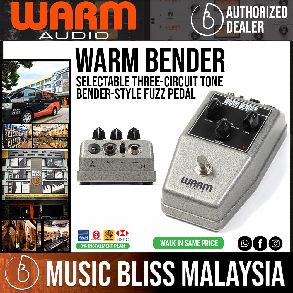 Warm Audio Warm Bender Fuzz - Tone Bender Style Fuzz Pedal | Music ...