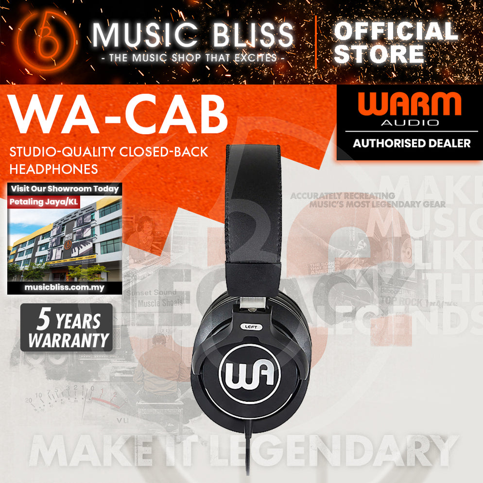 Warm Audio WA-CAB Studio-quality Closed-Back Headphones — Music Bliss ...