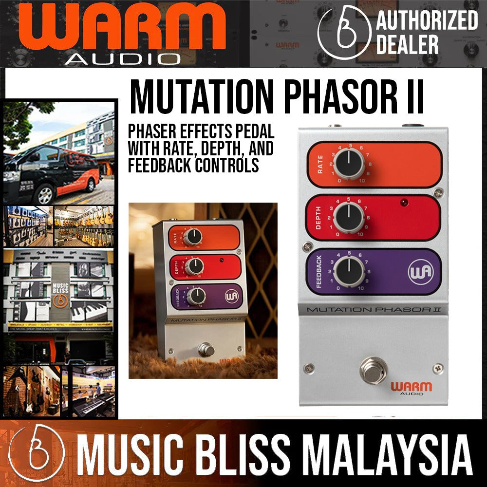 Warm Audio MUTATION PHASOR II Phaser Effect Pedal | Music Bliss Malaysia