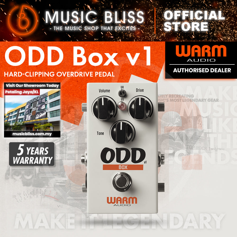 Warm Audio ODD Box V1 Hard-Clipping Overdrive Distortion Pedal | Music ...