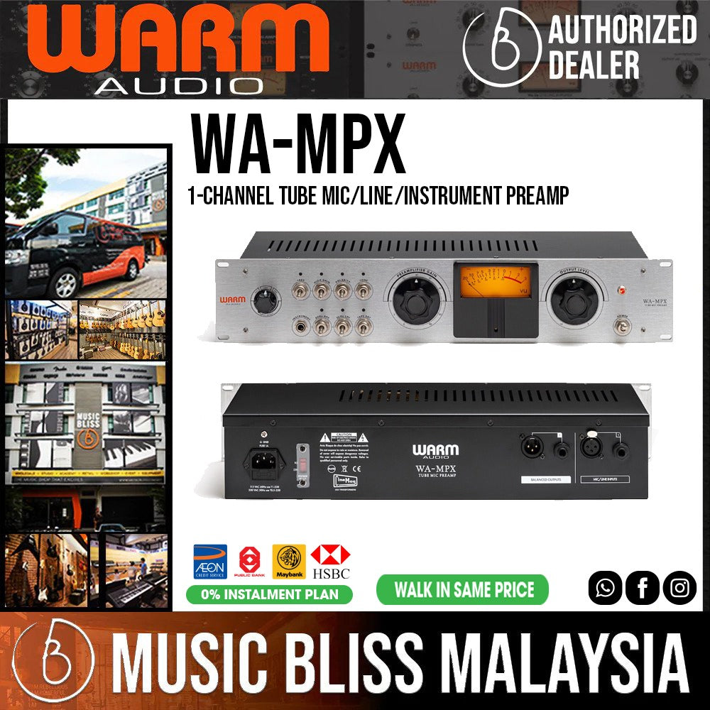Warm Audio WA-MPX 1-channel Tube Mic/Line/Instrument Preamp | Music ...