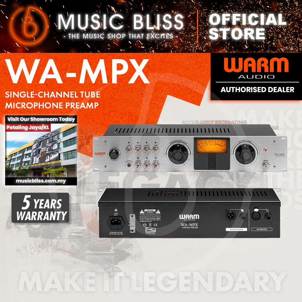 Warm Audio WA-MPX 1-channel Tube Mic/Line/Instrument Preamp | Music ...