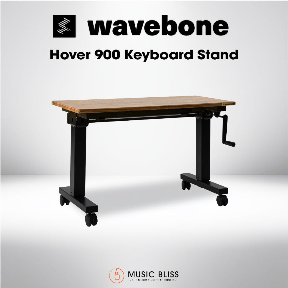 Wavebone Hover 900 Height Adjustable Keyboard Stand (Wood) — Music ...
