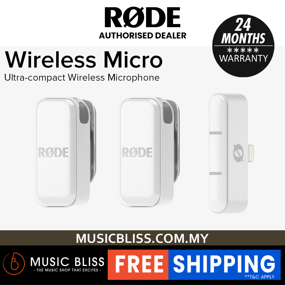 Rode Wireless Micro Ultra 2TX+1RX Compact Wireless Mic for Type C ...