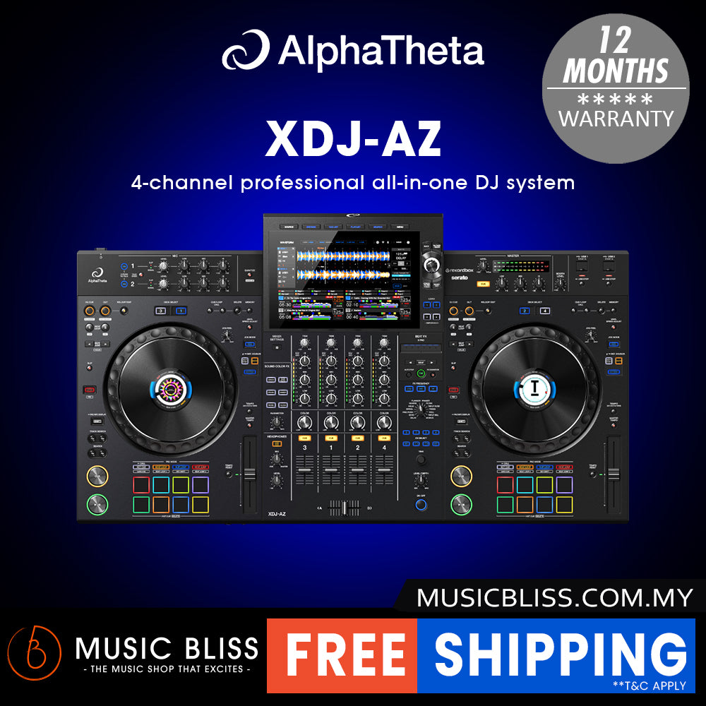AlphaTheta XDJ-AZ 4-channel Digital DJ System | Music Bliss Malaysia