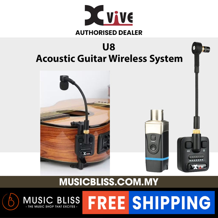 Xvive Audio U8 Acoustic Guitar Wireless System | Music Bliss Malaysia