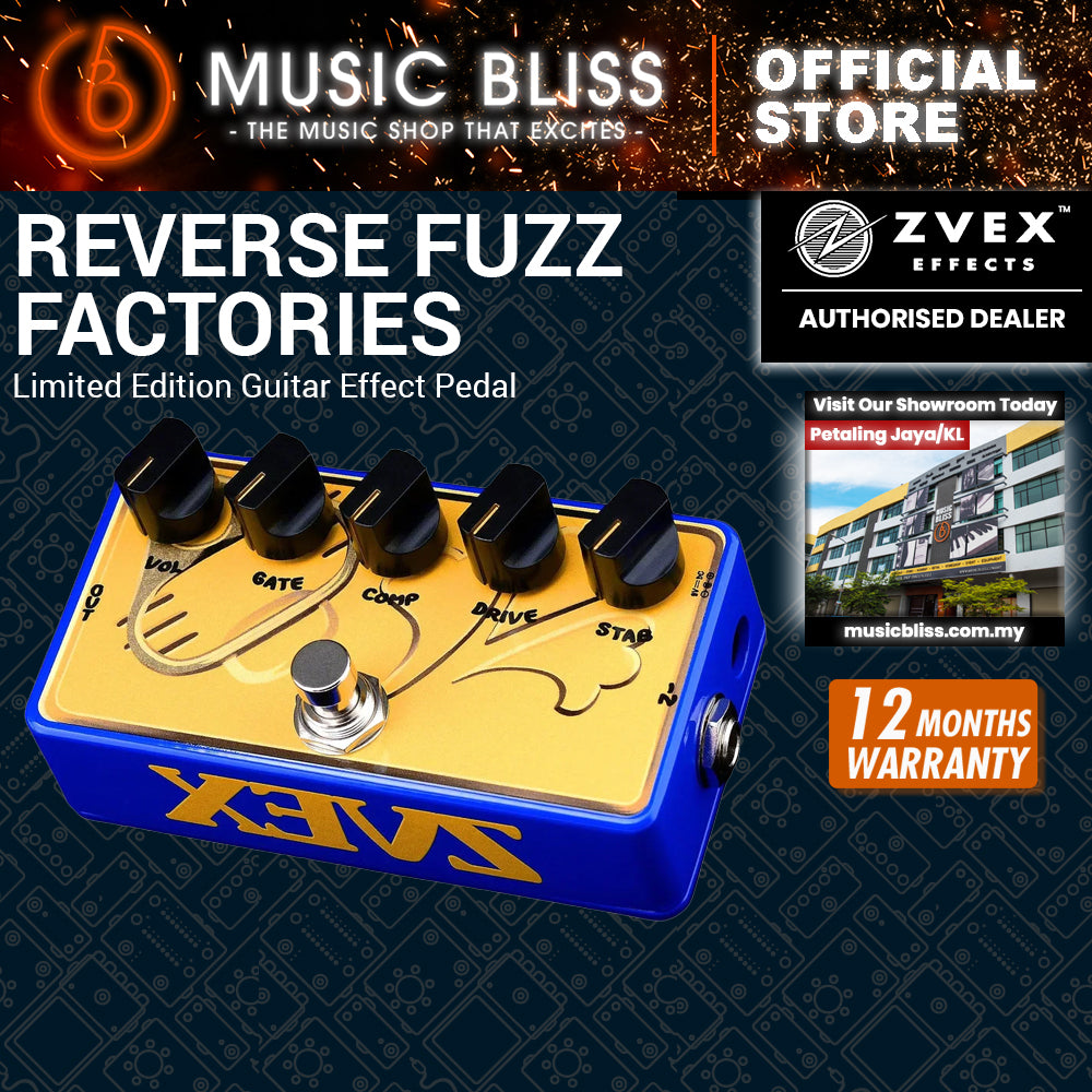 ZVEX MAPS Reverse Fuzz Factories Limited Edition Guitar Effect Pedal ...