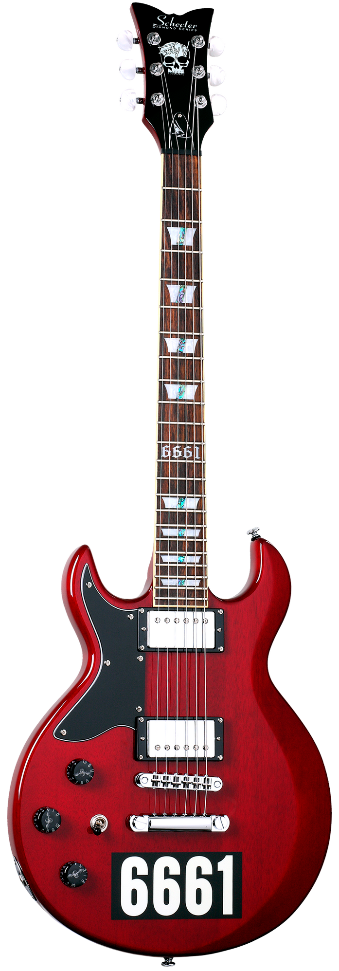 Schecter ZV Custom Reissue Left-Handed Electric Guitar - See-Thru ...