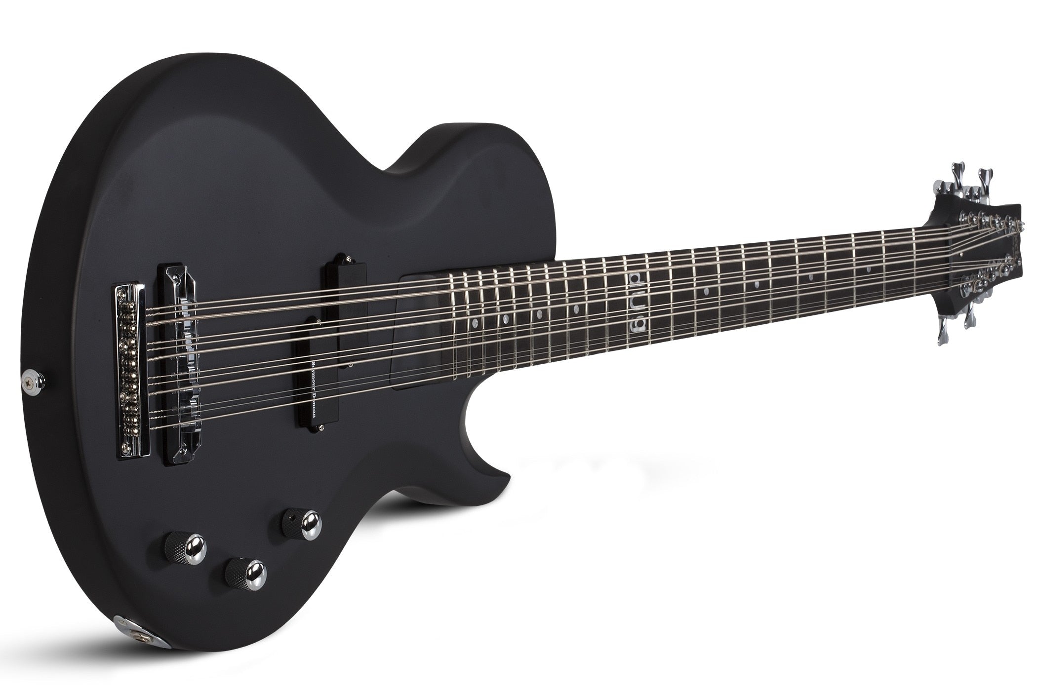 Schecter dUg Pinnick DP-12 Electric Guitar - Gloss Black | Music Bliss ...