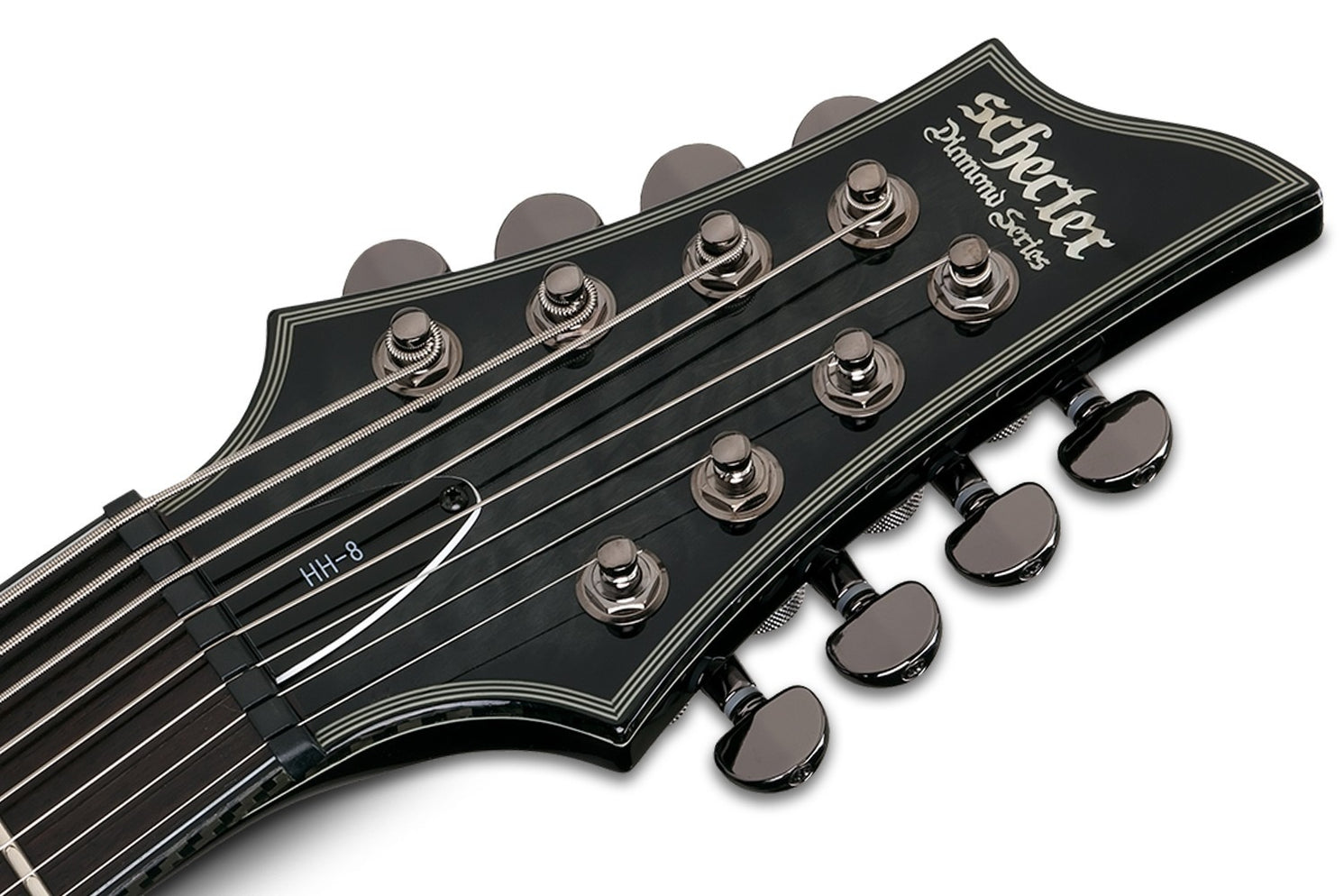 Schecter Hellraiser Hybrid C-8 Electric Guitar - Trans Black Burst | Music Bliss Malaysia