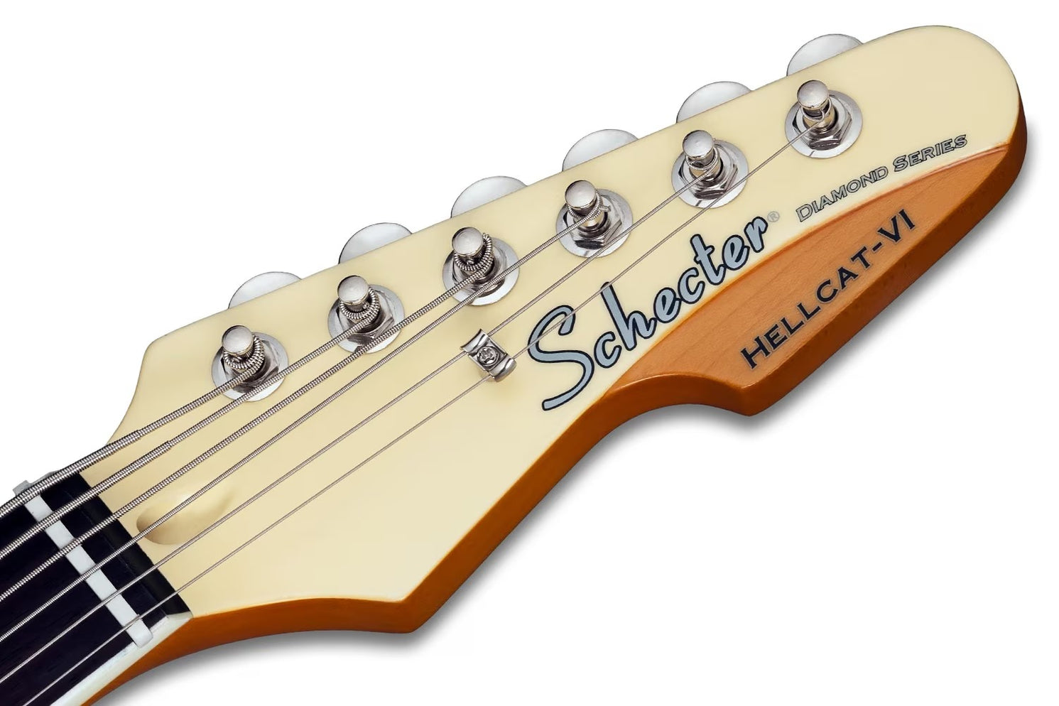 Schecter Hellcat VI Electric Guitar - Ivory Pearl | Music Bliss Malaysia